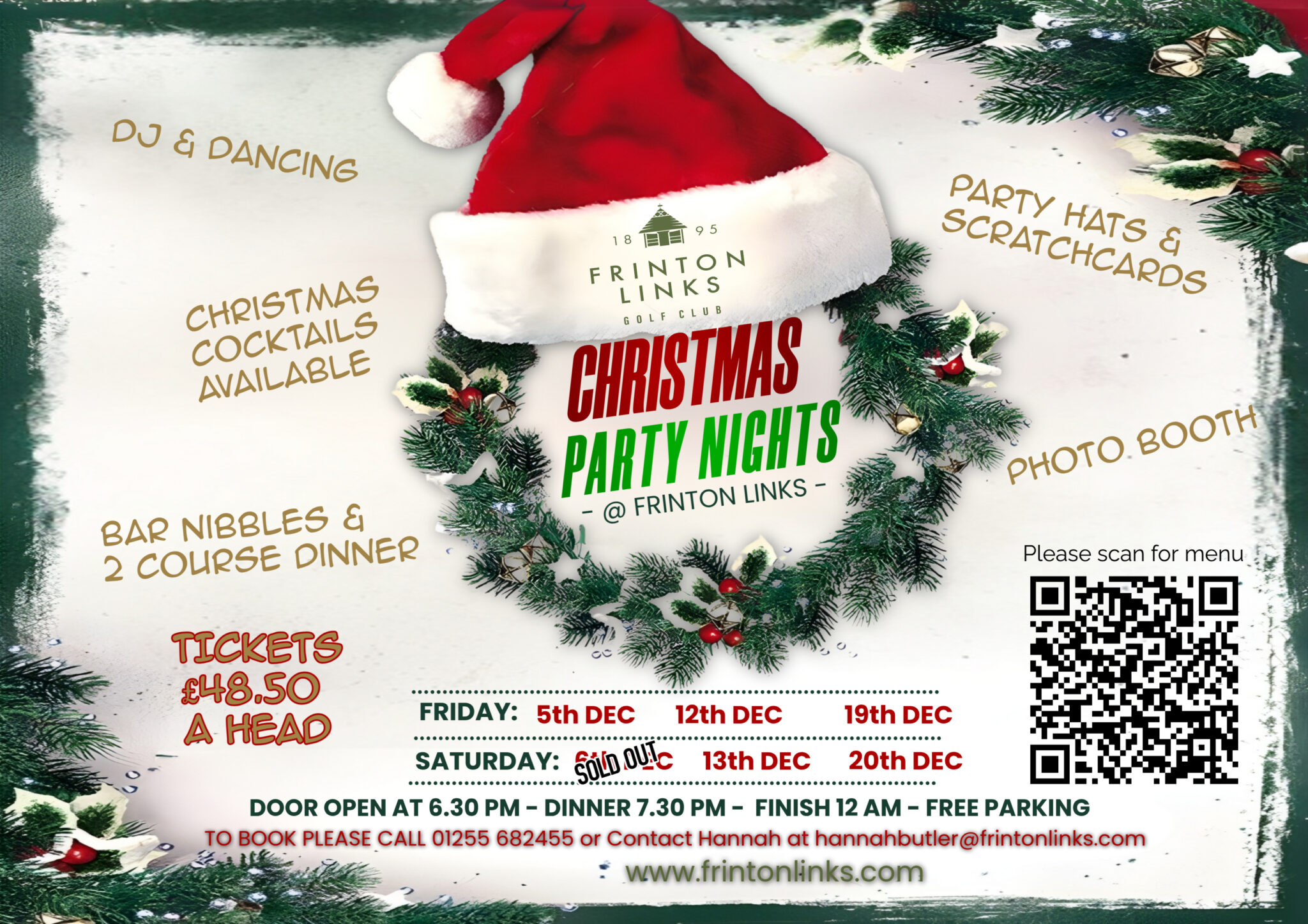 Christmas at Frinton - Frinton Links Golf Club